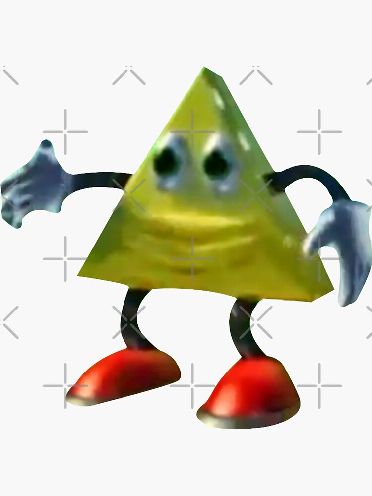 "Dancing Triangle Meme" Sticker for Sale by artsylab | Redbubble