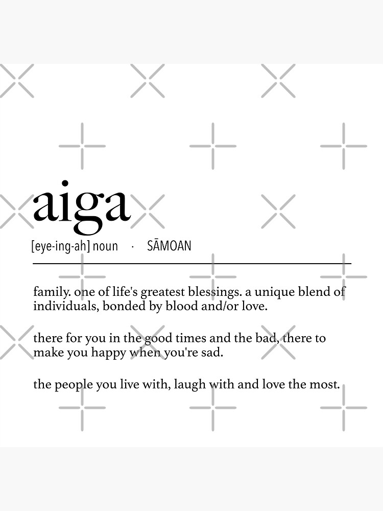 "Samoan Aiga (Family) Definition" Sticker for Sale by lolomastudio ...