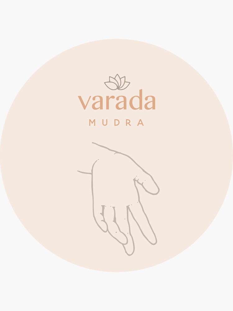 "varada mudra" Sticker by -swisstinyhome | Redbubble