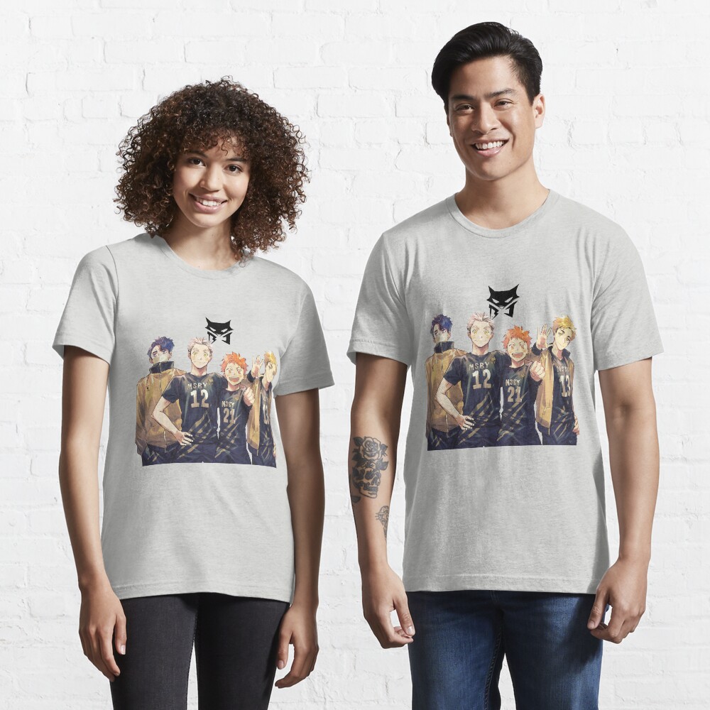 "Team MSBY Black Jackal Haikyuu" T-shirt by dltrsonja | Redbubble ...