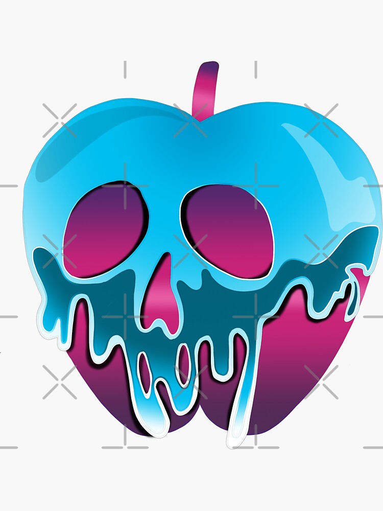 "Poison Apple" Sticker for Sale by Popculturegay | Redbubble