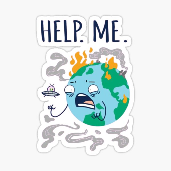 "Help. Me" Sticker for Sale by chahdoud | Redbubble