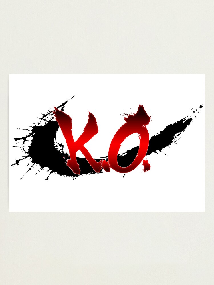 "Street Fighter K.O." Photographic Print for Sale by tombst0ne | Redbubble
