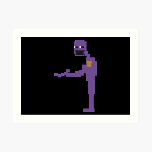 "Purple Man: The Man Behind the Slaughter" Art Print for Sale by ...