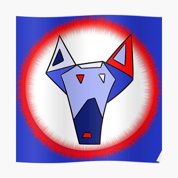 "Blue Scooby Dooby" Poster for Sale by VazMasDesign | Redbubble