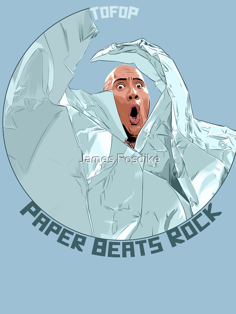 "TOFOP - Paper Beats Rock" T-shirt for Sale by MrFoz | Redbubble | wil ...