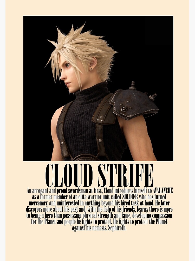 Final Fantasy Cloud Quotes Pin Page