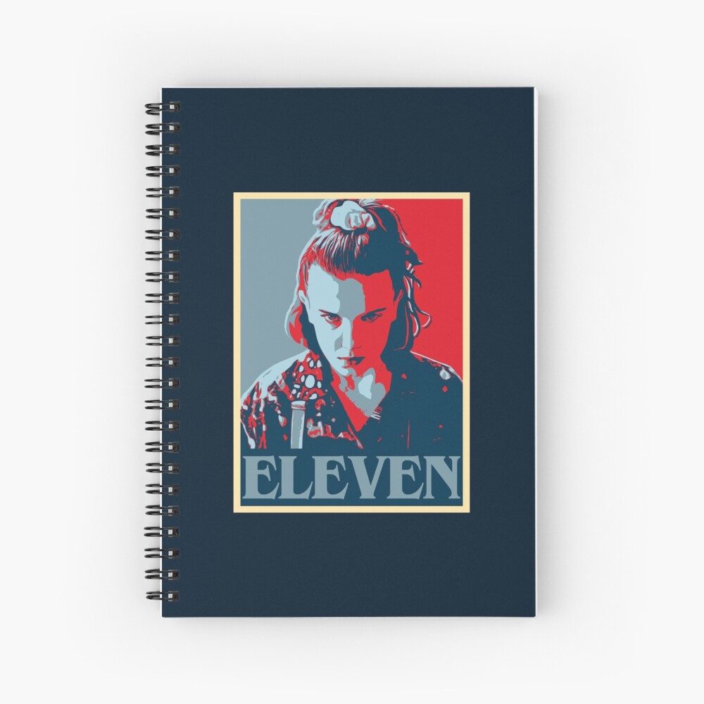 "Eleven - Stranger Things" Spiral Notebook for Sale by ActiveNerd ...