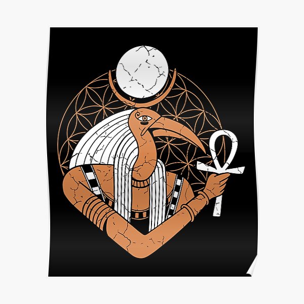 "THOTH EGYPTIAN GOD" Poster by iBruster | Redbubble