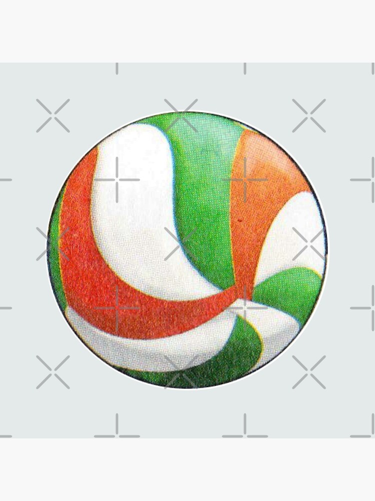 "Haikyuu Red and Green Volleyball Ball" Coasters (Set of 4) for Sale by ...