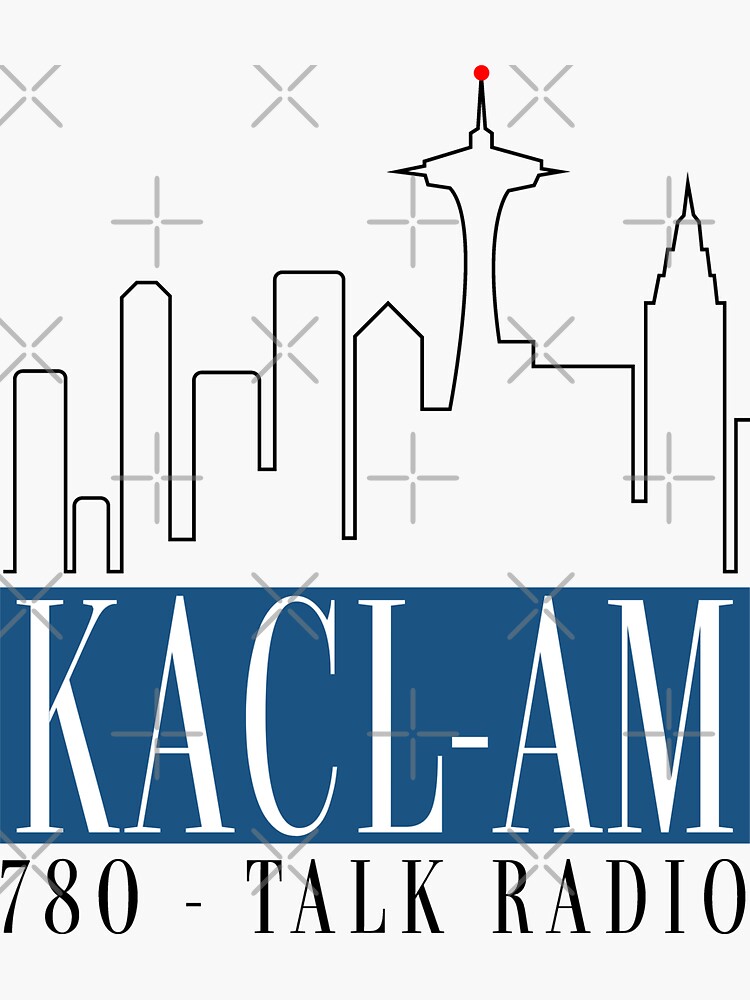 "KACL-AM Talk Radio" Sticker for Sale by McPod | Redbubble
