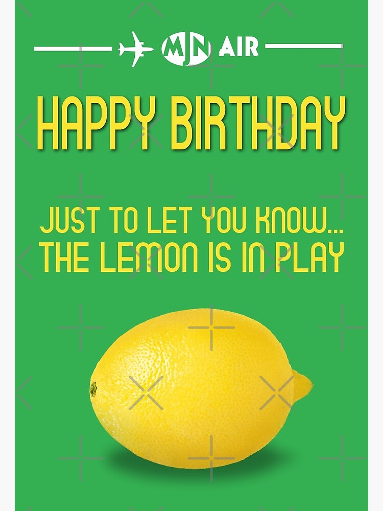 "Happy Birthday lemon" Greeting Card for Sale by BeyondGraphic | Redbubble