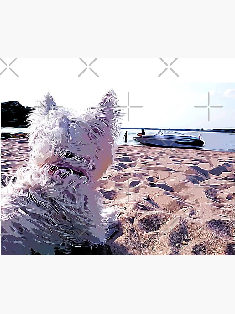 "Westie Hug Me West Highland White Terrier Dog West On The Beach ...