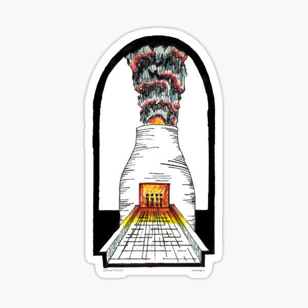 "The Furnace" Sticker by ZMorrisDesigns | Redbubble