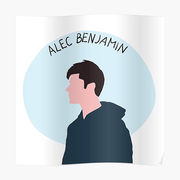 "Alec Benjamin album cover" Poster for Sale by irisreads | Redbubble
