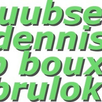 "V Team 2 Names Text" Sticker for Sale by chloe-art | Redbubble