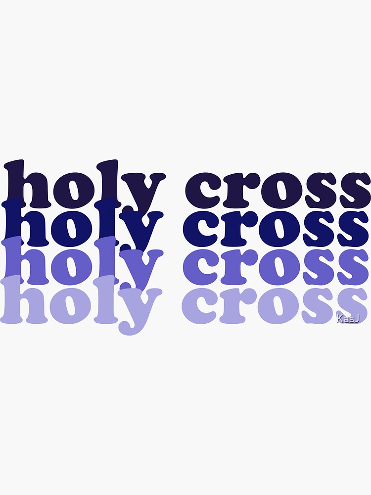 "Holy Cross" Sticker by KasJ | Redbubble