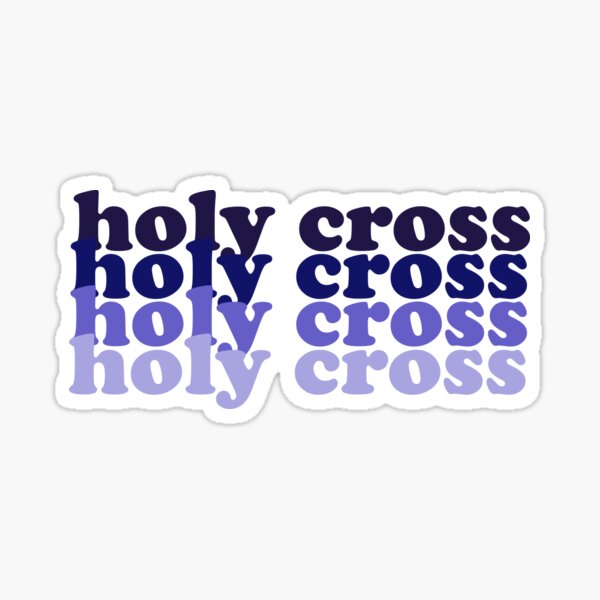 "Holy Cross" Sticker by KasJ | Redbubble
