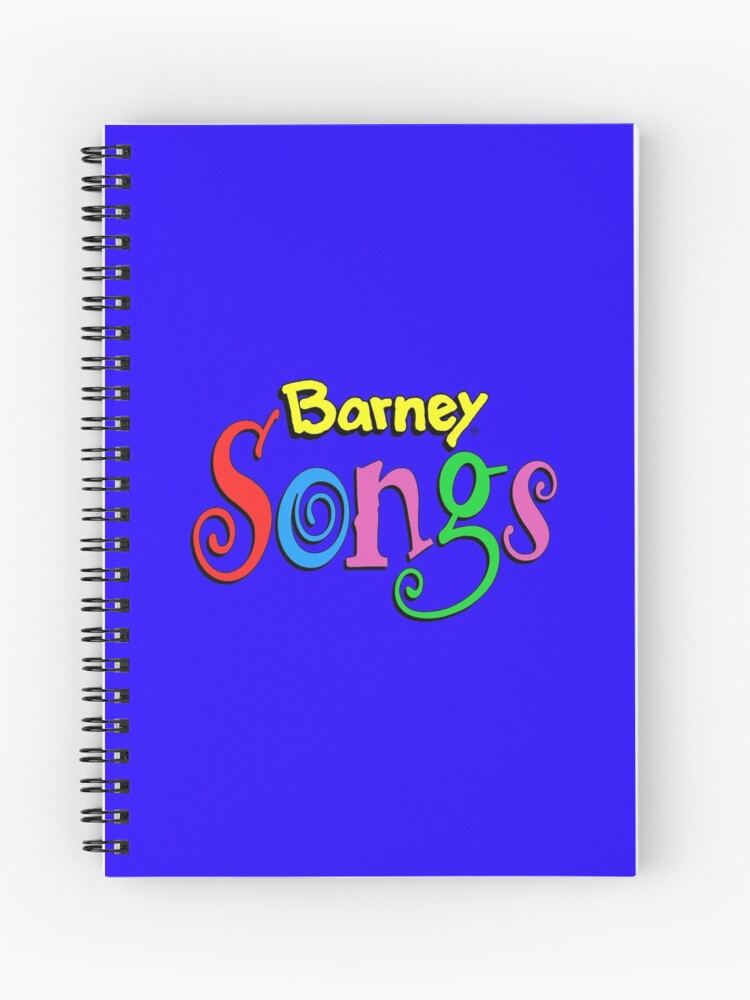" Barney Songs Home Video" Spiral Notebook for Sale by Muppetseb ...