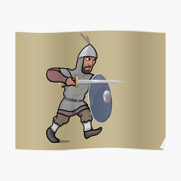 "Byzantine Soldier" Poster by foojer | Redbubble