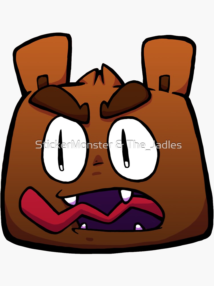 "Jadles Ree Bear Emote" Sticker for Sale by StickerBearArt | Redbubble