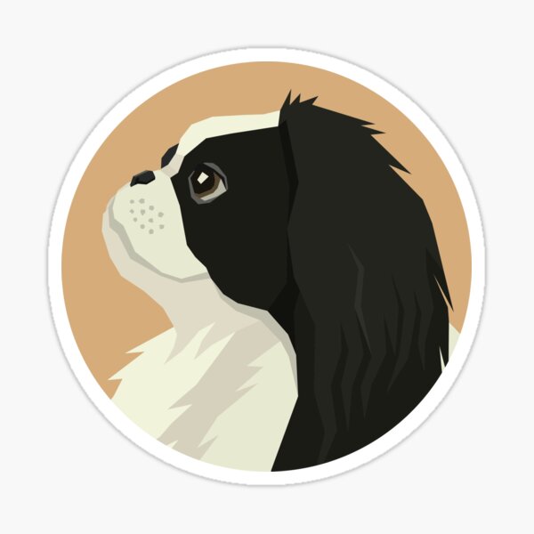 Japanese Chin Stickers | Redbubble