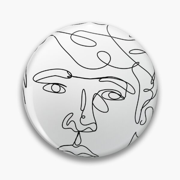 "cursed wilbur soot line drawing" Pin for Sale by LaurenSwiffin | Redbubble