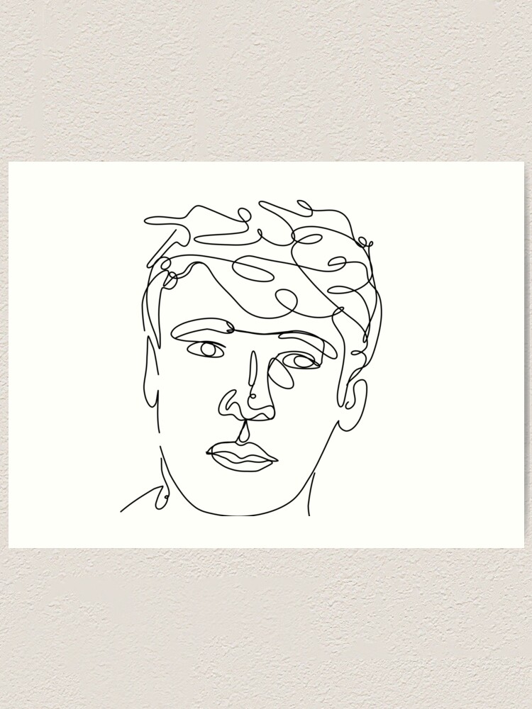 "cursed wilbur soot line drawing" Art Print by LaurenSwiffin | Redbubble