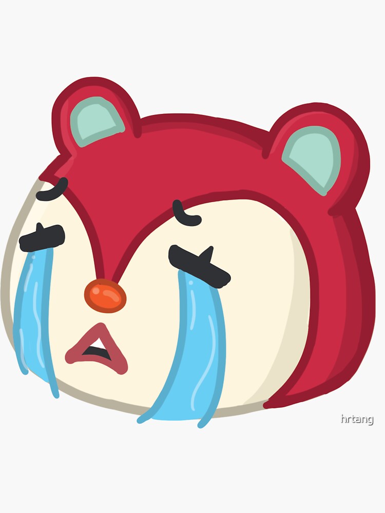 "AC Poppy Emoji" Sticker by hrtang | Redbubble