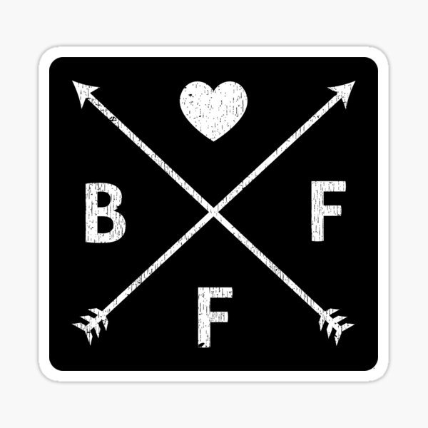 "Gift for Best Friends - BFF Best Friends Forever" Sticker for Sale by ...