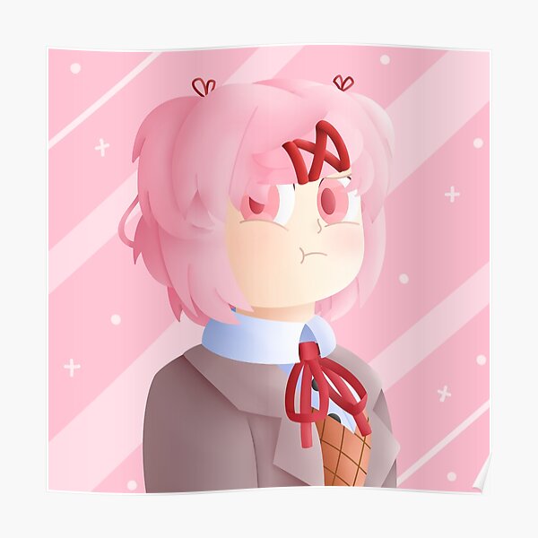 Natsuki Doki Doki Posters | Redbubble