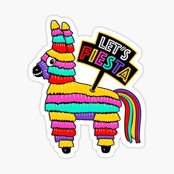 "Mexican Piñata Donkey Sticker" Sticker for Sale by DinorahAle | Redbubble