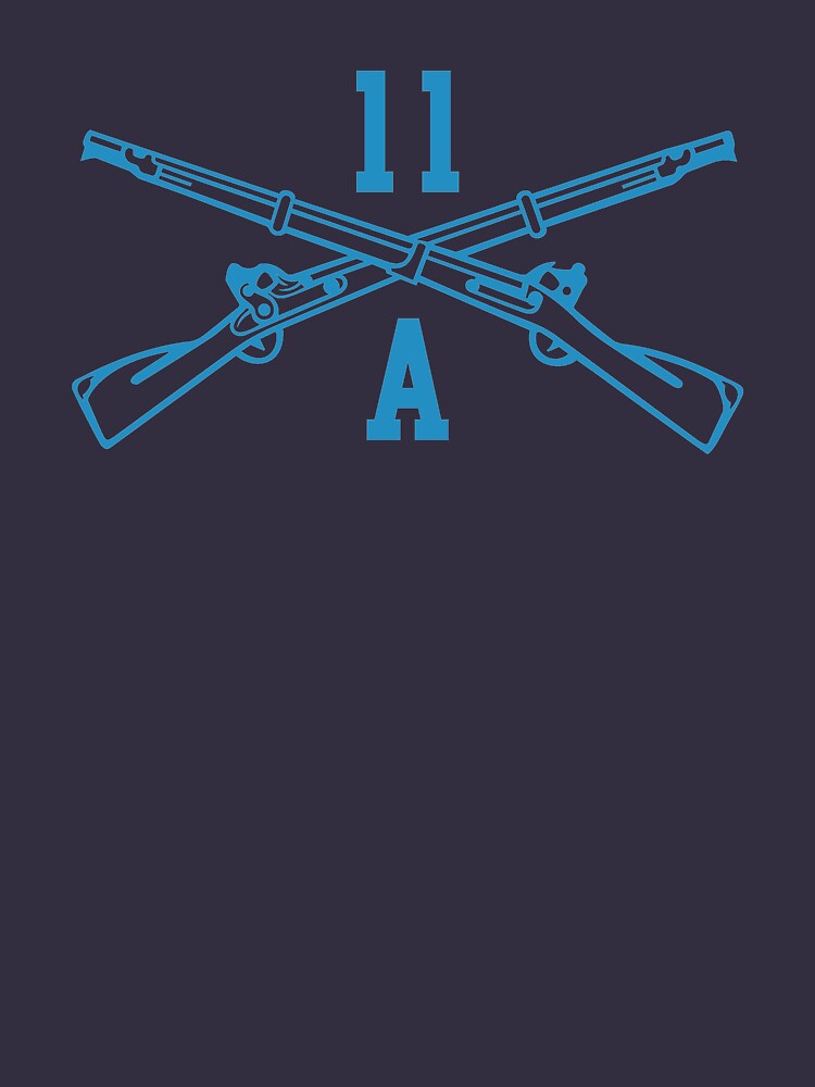 "Army MOS 11A Infantry Officer Crossed Rifles" T-shirt for Sale by ...
