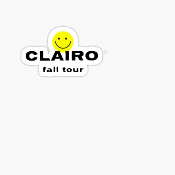 "Clairo Fall Tour" Sticker by annasantermans | Redbubble
