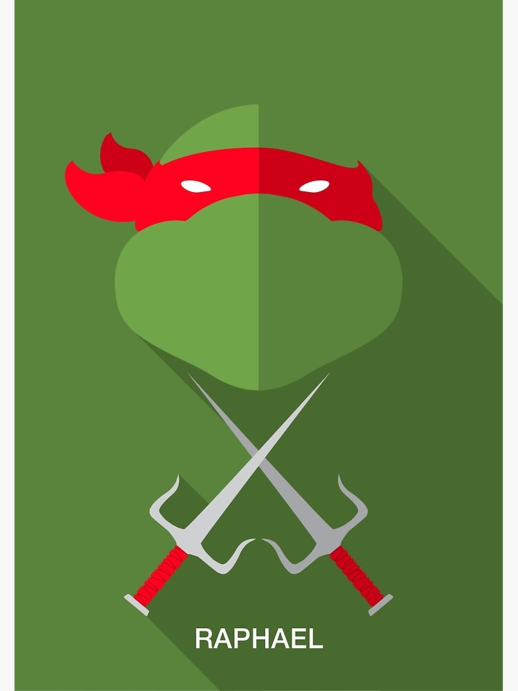 "Minimalist - TMNT - Raphael" Poster for Sale by PeterPantone | Redbubble
