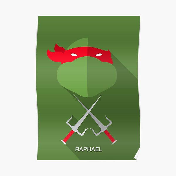 "Minimalist - TMNT - Raphael" Poster for Sale by PeterPantone | Redbubble