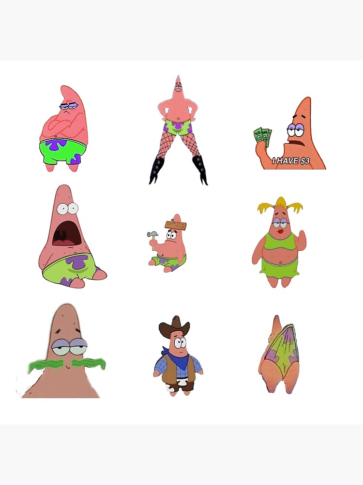 "Patrick Star Starter Kit" Poster by stupidthings | Redbubble