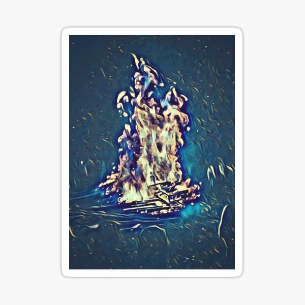 "Fire " Sticker by Zhenia | Redbubble