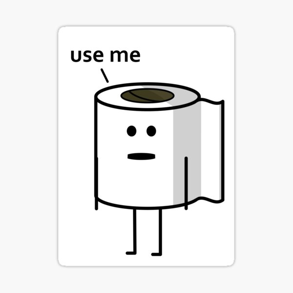 "use me" Sticker for Sale by NoirPineapple | Redbubble