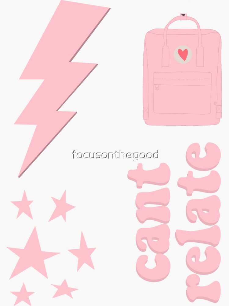 "pink pack" Sticker for Sale by focusonthegood | Redbubble