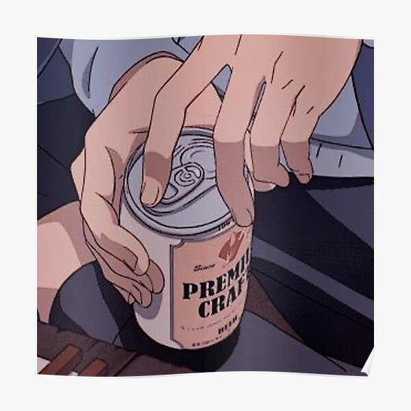 "anime can" Poster for Sale by prxsci | Redbubble