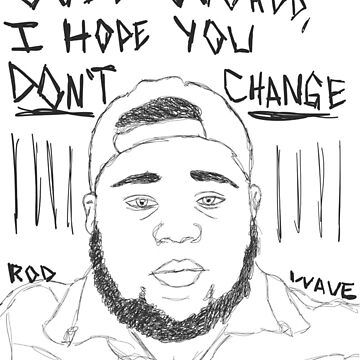 "Rod Wave" Art Board Print for Sale by Art-By-Zach | Redbubble