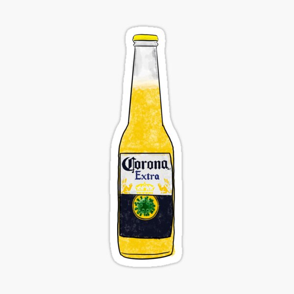 "Corona Extra Virus " Sticker by jolenacordasco | Redbubble