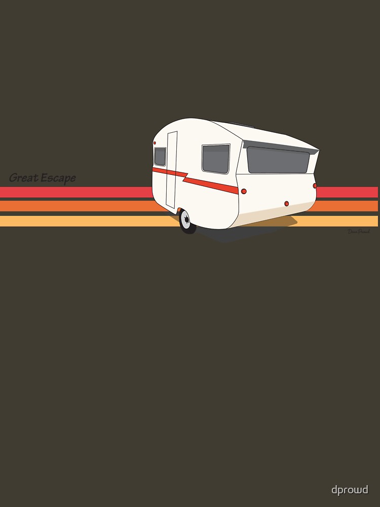 "Great Escape" T-shirt for Sale by dprowd | Redbubble | camping t ...