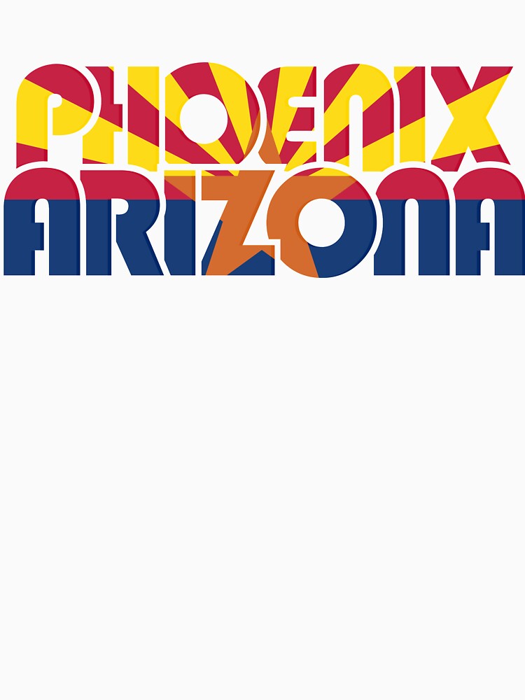 "Phoenix Arizona flag logo" T-shirt by amandamwill11 | Redbubble