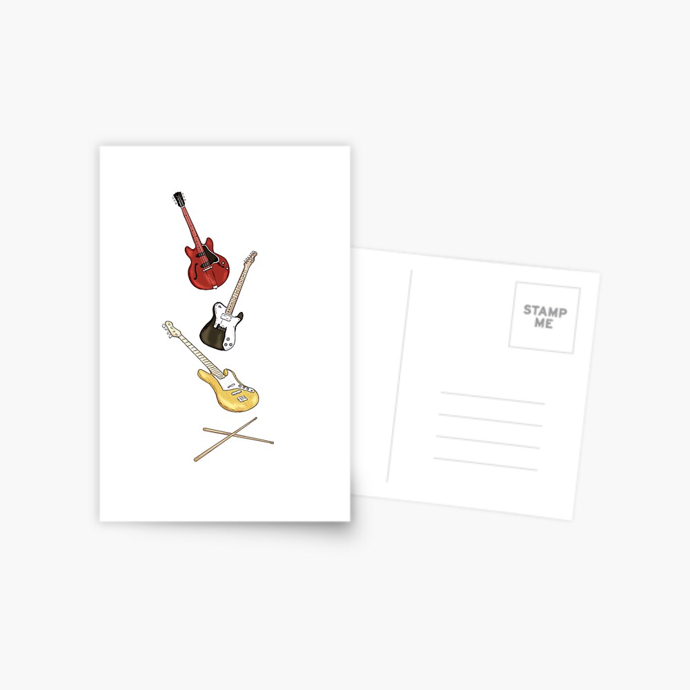 "Given Guitars" Postcard for Sale by McKennaBelec | Redbubble