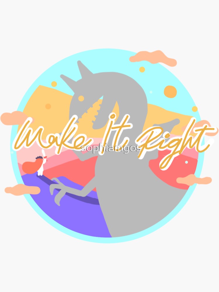 "BTS Make It Right Music Video" Sticker by sophiamgos | Redbubble