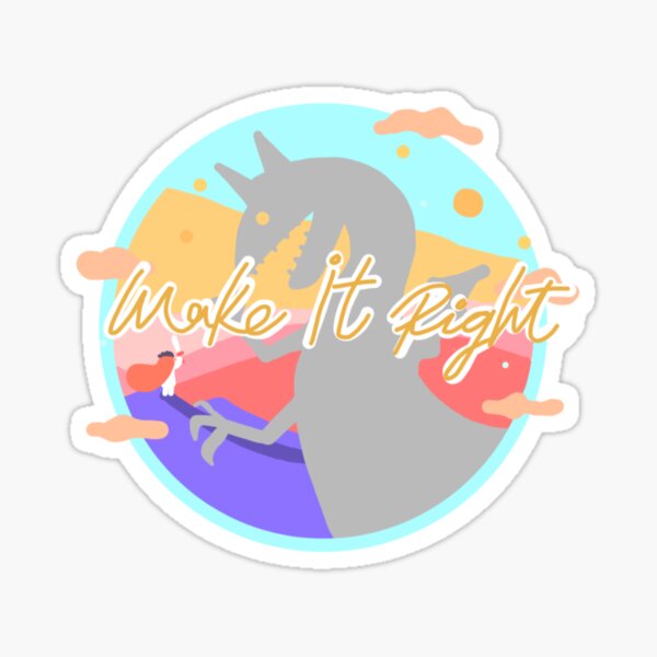 "BTS Make It Right Music Video" Sticker by sophiamgos | Redbubble
