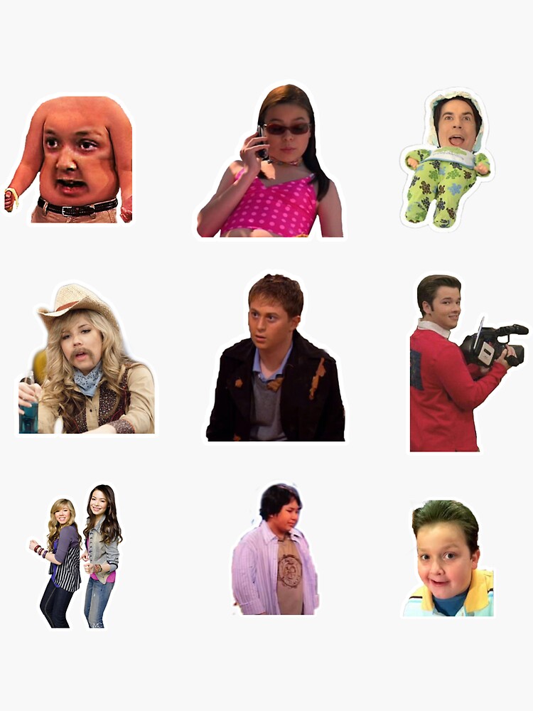 "iCarly Sticker Pack" Sticker for Sale by stupidthings | Redbubble