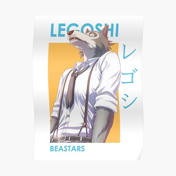 "Legoshi BEASTARS Wolf Card Anime" Poster by kino-san | Redbubble